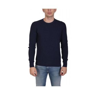 Gran Sasso Vintage Rundhals-Pullover - - Knitwear - Herren - Blau - L