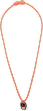 Dezso by Sara Beltran collier Cowry en or rose 18ct serti de citrine