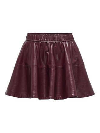 Only Onljacky Hw Faux Leathe Skater Skirt PNT