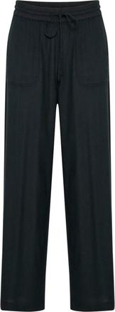 Kaffe Femme, Pantalons, Noir, Taille: 36 FR Wide Pantalons