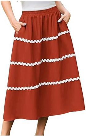 Generic Jupe Noire Femme Mi Longue Satin Bohème Boheme Lin 2025 Devant Culottes Cher Intégrée Ecru Plume Annee Legere Paréo Brodée Cocktail Jarretelle Paille 