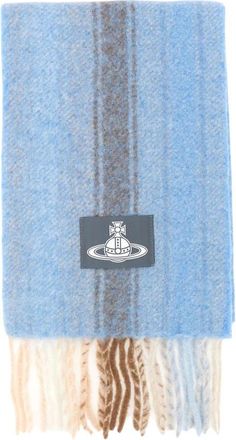 Vivienne Westwood Chunky Scarf - - Accessories - Damen - Blau - ONE SIZE