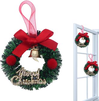 Generico Weihnachtskr&auml;nze f&uuml;r Fenster, Weihnachtskranz f&uuml;r T&uuml;r, festlicher f&uuml;r die Haust&uuml;r | sch&ouml;ne, Elegante und Festliche Weihnachtsdekorationen f&uuml;r Zuhause 