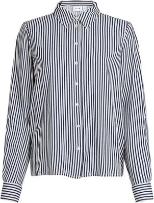 Vila Chemise col classique &agrave; rayures