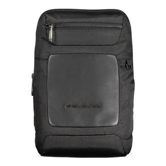 Piquadro Homme, Sacs, Noir, Taille: ONE Size Sac Bandouli&egrave;re Noir avec Fermeture &Eacute;clair