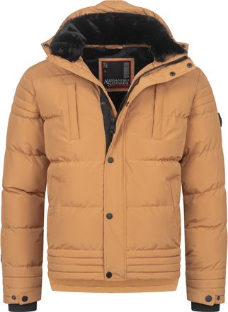 Alessandro Salvarini Herren Winterjacke AS-281 mit Teddyfell & abnehmbarer Kapuze