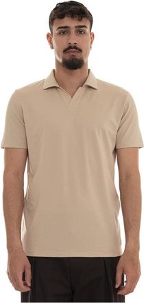 Peuterey Homme, Tops, Beige, Taille: 3XL Nouveau polo sans boutons Helgo