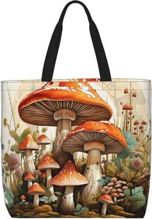 Generic Champignon G&eacute;ant Sac A Main Femme D&eacute;contract&eacute; Sacs Grand Sac Cabas Pour Quotidienne Shopping Travail