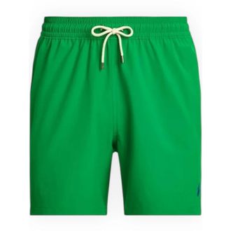 Polo Ralph Lauren Homme, Maillots de bain, Vert, Taille: S Traveler Mid Trunk