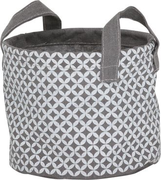 Sealskin Diamonds Korb rund grau