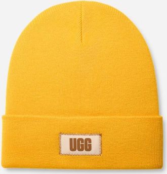 UGG High Crown Beanie für Herren in Summer Wheat, Größe Strick/Recycelte Materialien