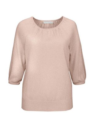 bianca Strickpullover DITA in Lurex-Feinstrick in Pastellfarben