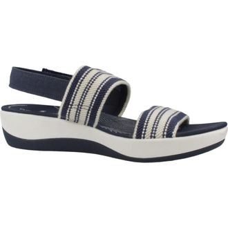 Clarks Femme, Chaussures, Bleu, Taille: 39 EU Sandales Plates