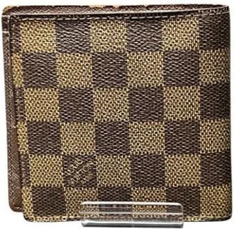 Louis Vuitton Portefeuille bi-pli Pre-owned en toile Damier - Femme - Pre-owned - Brun - Taille: ONE Size