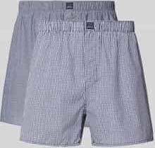 Christian Berg Relaxed Fit Boxershorts mit Label-Patch im 2er-Pack