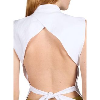 Gimaguas Top Coco &agrave; d&eacute;collet&eacute; et dos ouvert en coton et lin