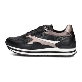 Gabor Schwarze Low-Top Sneakers - Stilvolles Modell - - Shoes - Damen - Schwarzk - 38 1/2 EU
