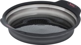 T-fal Crispybake, Einziehbar, Silikon, Schwarz, Silikon, Schwarz, 24 cm, J4170614