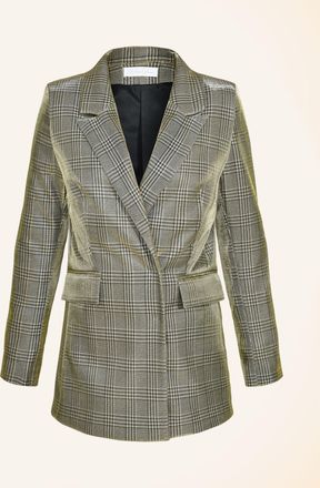 Helene Galwas Blazer Mit Aufgesetzten Taschen Caro gold