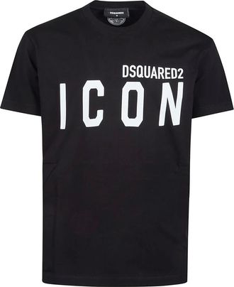 Dsquared2 Homme, Tops, Noir, Taille: 36 FR T-shirt Cool Fit Iconique