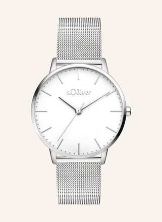 s.Oliver S.Oliver Armbanduhr Aus Edelstahl silber