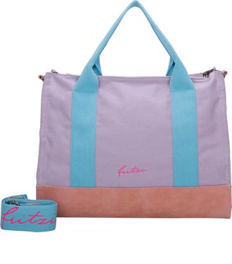 Fritzi Aus Preu&szlig;en Fritzi Canvas Tote Bag Canvas Light Purple Shopper Baumwollmix Damen Handtasche Umh&auml;ngetasche Festival City Beach vegan 29,5 x 40 x 14 cm, Light Purpl