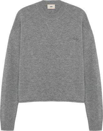 Autry Rundhals-Pullover - - Knitwear - Herren - Grau - S