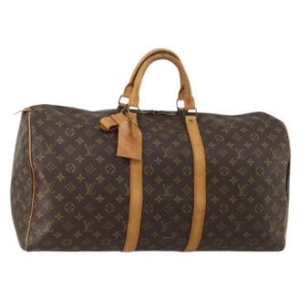 Louis Vuitton Sac Boston Vintage doccasion - Femme - Pre-owned - Brun - Taille: ONE Size
