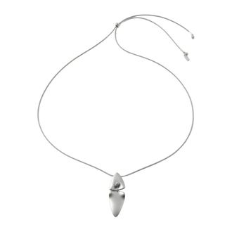 Dansk Copenhagen Femme, Accessoires, Gris, Taille: ONE Size Frida Collier Long R&eacute;glable