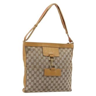 Gucci Pre-owned Vintage GG Canvas Schultertasche - - Pre-owned - Damen - Braun - ONE SIZE