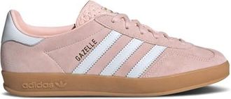 adidas Gazelle Indoor W IH5484 Baskets de sport pour femme, rose poudre, semelle en caoutchouc, Rose poudr&eacute;, 42 EU
