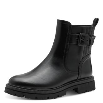 Marco Tozzi Marco Tozzi Damen Stiefeletten mit Schnalle Bequem, Schwarz (Black), 37 EU