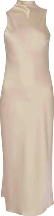 Patrizia Pepe Robe Au Genou - Gris Clair