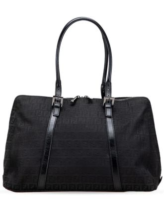 Fendi sac à motif Zucchino (2000-2010) - Noir