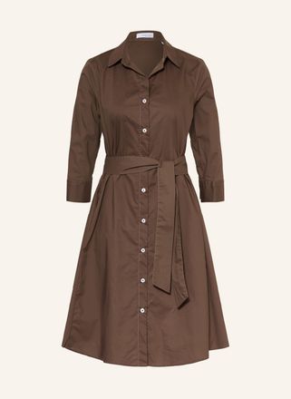 Rossana Diva Rossana Diva Hemdblusenkleid Mit 3/4-Arm braun