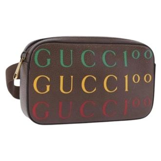 Gucci Sac banane Pre-owned - Femme - Pre-owned - Brun - Taille: ONE Size