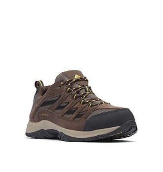 Columbia CRESTWOOD WATERPROOF Chaussures Basses De Randonnée Et Trekking imperméables Homme, Marron (Mud x Squash), 42.5 EU