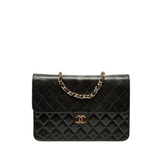 Chanel Pre-owned Gesteppte Flap Umh&auml;ngetasche - - Pre-owned - Damen - Schwarzk - ONE SIZE