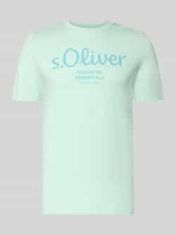 s.Oliver Red Label Regular Fit T-Shirt aus reiner Baumwolle