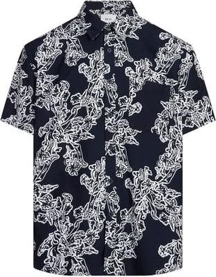 Nn.07 Chemise imprim&eacute;e Deon &agrave; manches courtes