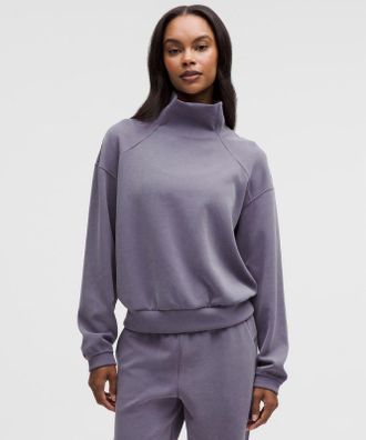 lululemon Pull à col montant brossé pour Femmes - Violet - Taille XL