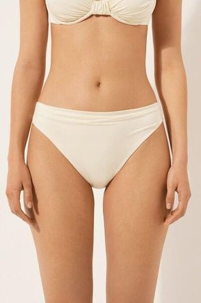 Calzedonia Bikinihose Shiny Satin Hautfarben