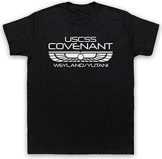The Guns Of Brixton Alien Covenant USCSS Covenant T-Shirt des Hommes, Noir, Large