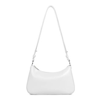 Lancaster Stilvolle Umh&auml;ngetasche mit Rei&szlig;verschluss in Hellgrau - - Bags - Damen - Grau - ONE SIZE