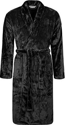 Heat Holders SOCKSHOP Homme Toison Robe de chambre Paquet de 1 Noir XL