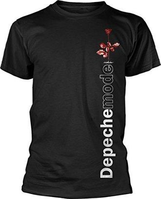 Plastic Head Depeche Mode Officiel - Violator Side Rose - T-Shirt en Coton Noir - Noir - X-Large