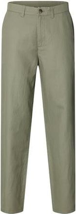 Selected Pantalon en coton et lin