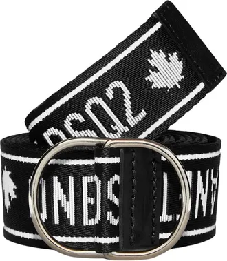 Dsquared2 Homme, Accessoires, Noir, Taille: ONE Size Ceinture Logo Industrial Tape