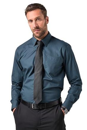 JP1880 Hommes Jusquau 8XL - Chemise Business, col et Poche Poitrine, Coton Pur tr&egrave;s Facile &agrave; Repasser, Coupe Comfort Fit Bleu Nuit 8XL 703633733-8XL