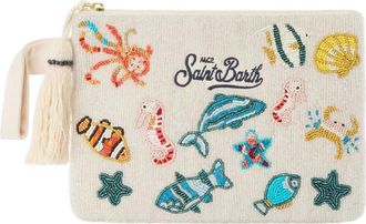MC2 Saint Barth Femme, Sacs, Blanc, Taille: ONE Size Aline Clutch